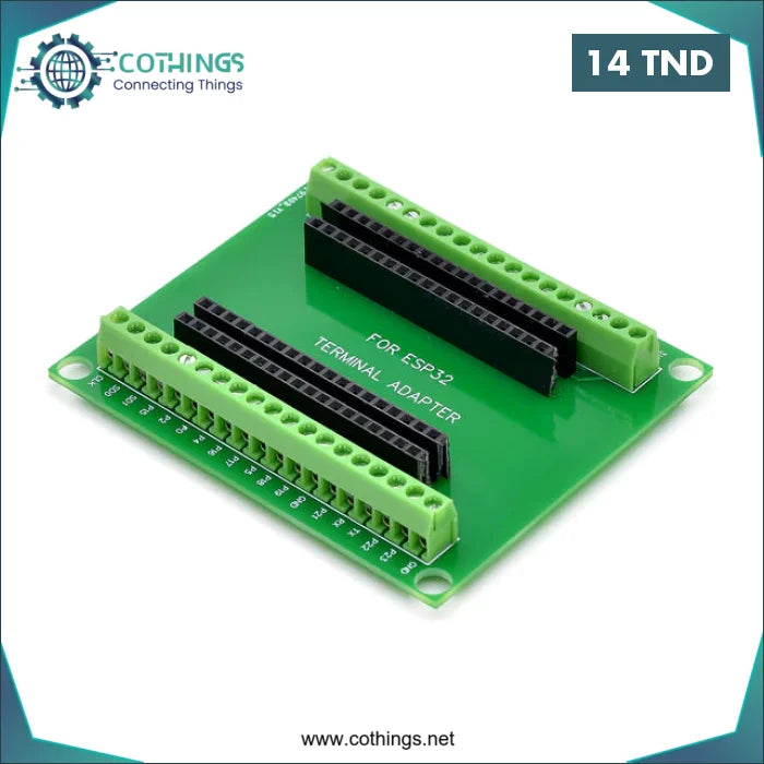 Carte Dextension Esp32 38pin Compatible Avec Esp32 Rev1 Et Esp32 Devkit Cothings Cothings
