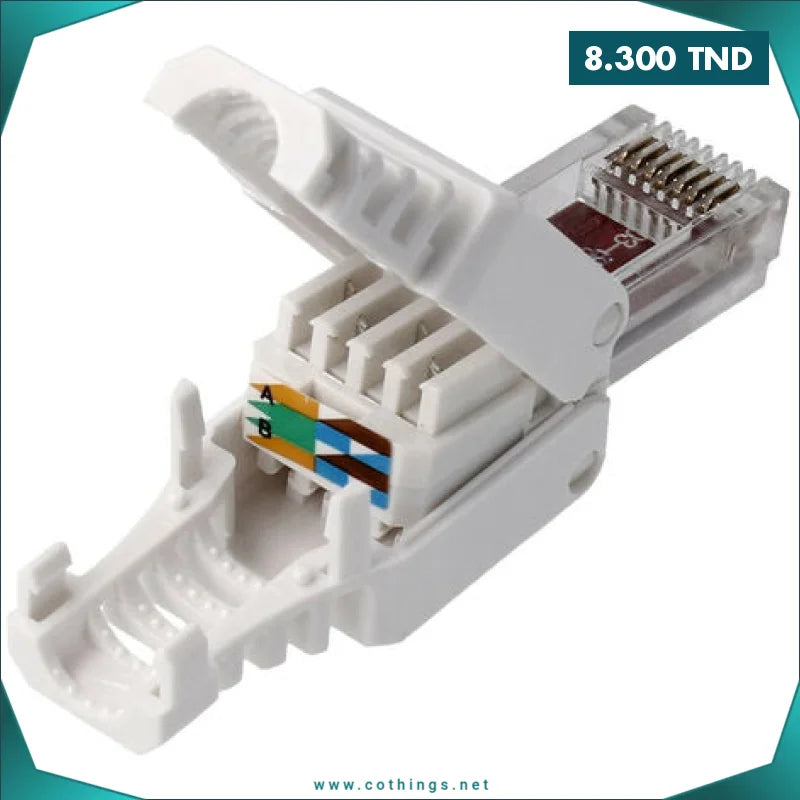 Connecteur/module RJ45 UTP CAT6 sans outil - CoThings | CoThings ...