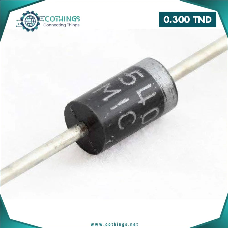 Diode (THT) 1N5408 3A. 1000V | CoThings - Vente Arduino, Raspberry Pi ...